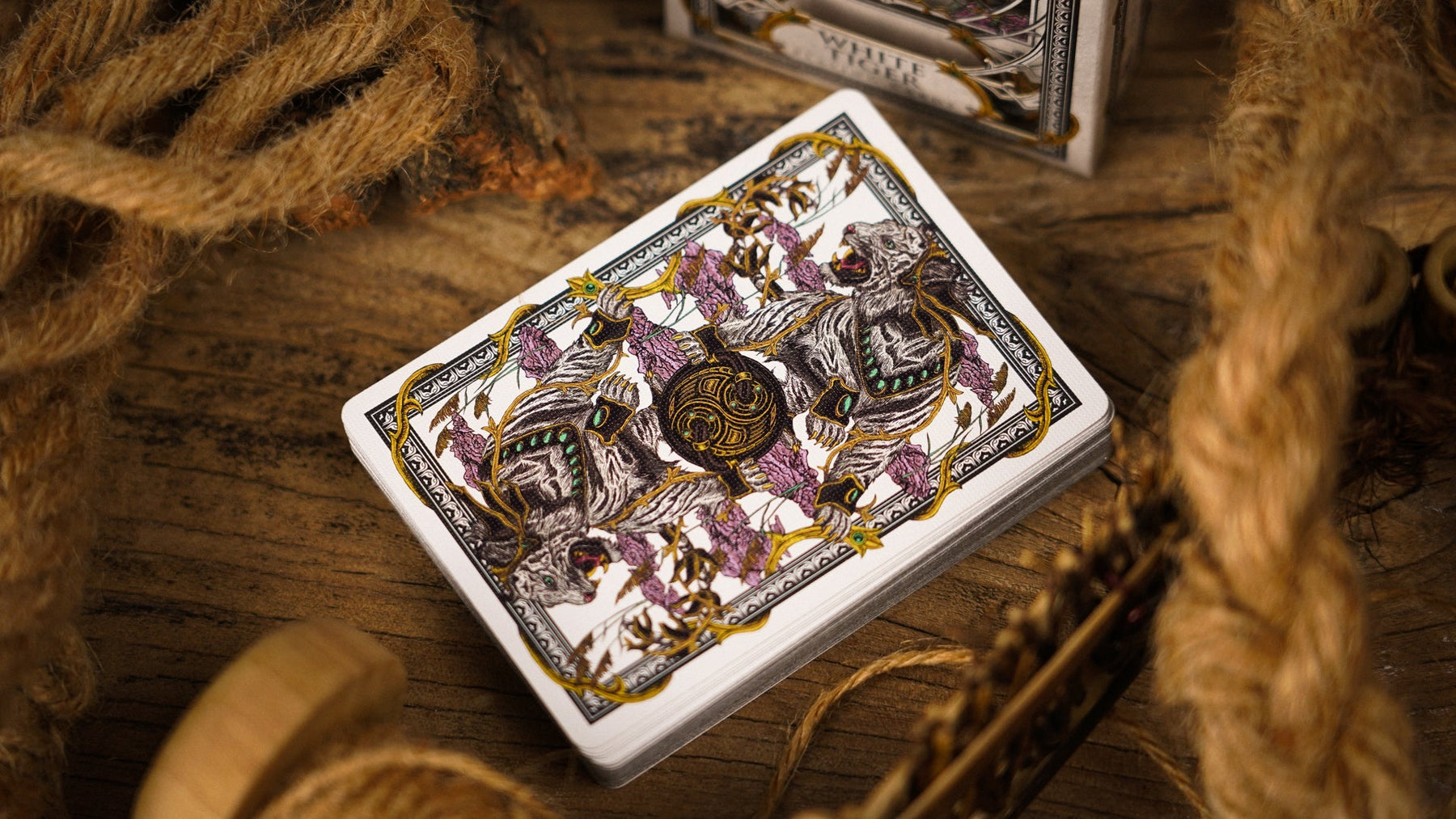 White Tiger Playing Cards – ARK Playing Cards